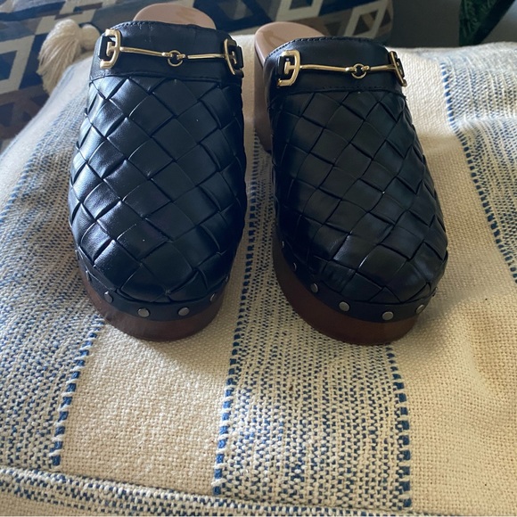 Sam Edelman | Shoes | Sam Edelman Leather Weave Round Toe Clogs 8 M ...